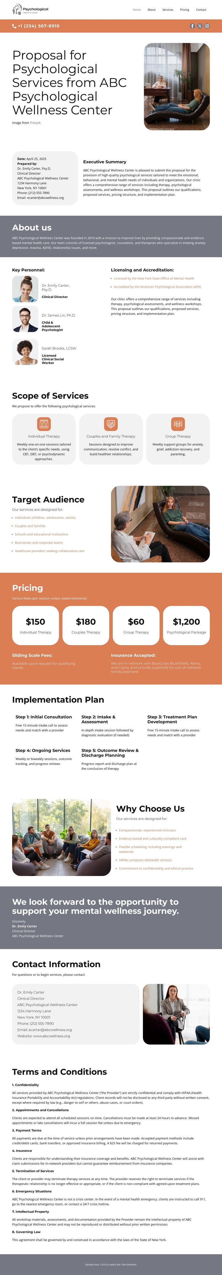 Psychological Wellness Center - CSS Template by Nicepage