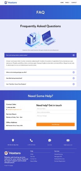 Your questions, answered - Web Page Design by Nicepage