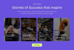 Stories of success - CSS Template by Nicepage
