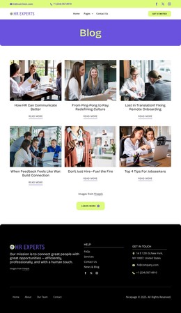 Blogger HTML Templates | Nicepage