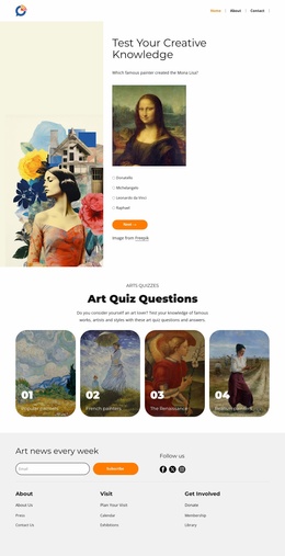 Quiz Website Templates | Nicepage