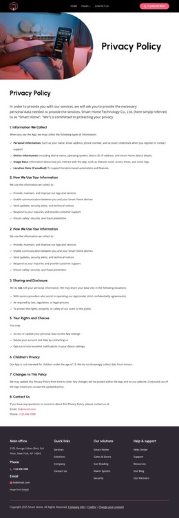 520 Technology HTML Templates | Nicepage