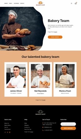 Honest food - Web Page Design by Nicepage