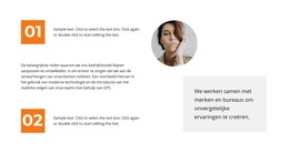 Twee feiten over ons - CSS-sjabloon door Nicepage
