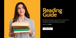 Effective reading - One Page Template by Nicepage