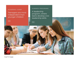 Leadership program - Template by Nicepage