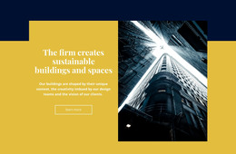 Creative building and space - Website Template by Nicepage