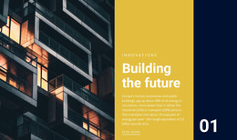 Building the future - Website Template by Nicepage