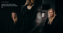 Top models on the set - Website Template by Nicepage