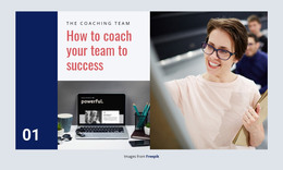 Team Coaching - Template by Nicepage