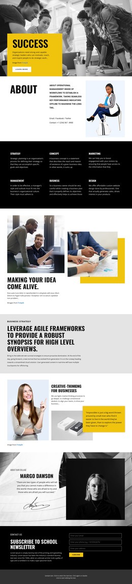 Business Card HTML Templates | Nicepage