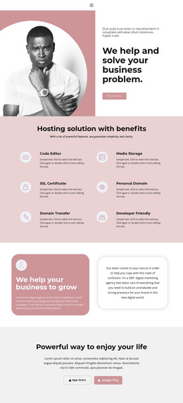 Problem solving is our choice - Website Template by Nicepage