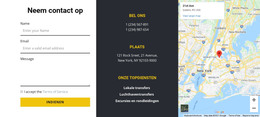 Neem contact met ons op via kaart - Website sjabloon door Nicepage