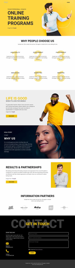 Quiz Web Page Designs | Nicepage
