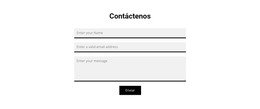 Formulario de contacto gris - Plantilla CSS por Nicepage