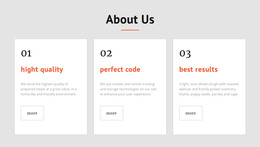 Perfect code using the latest techniques - HTML5 Template by Nicepage
