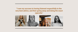 Gallery with top models - One Page Template by Nicepage