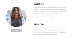 My skills at work - Website Mockup by Nicepage