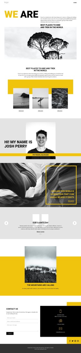 350 Nature HTML Templates | Nicepage